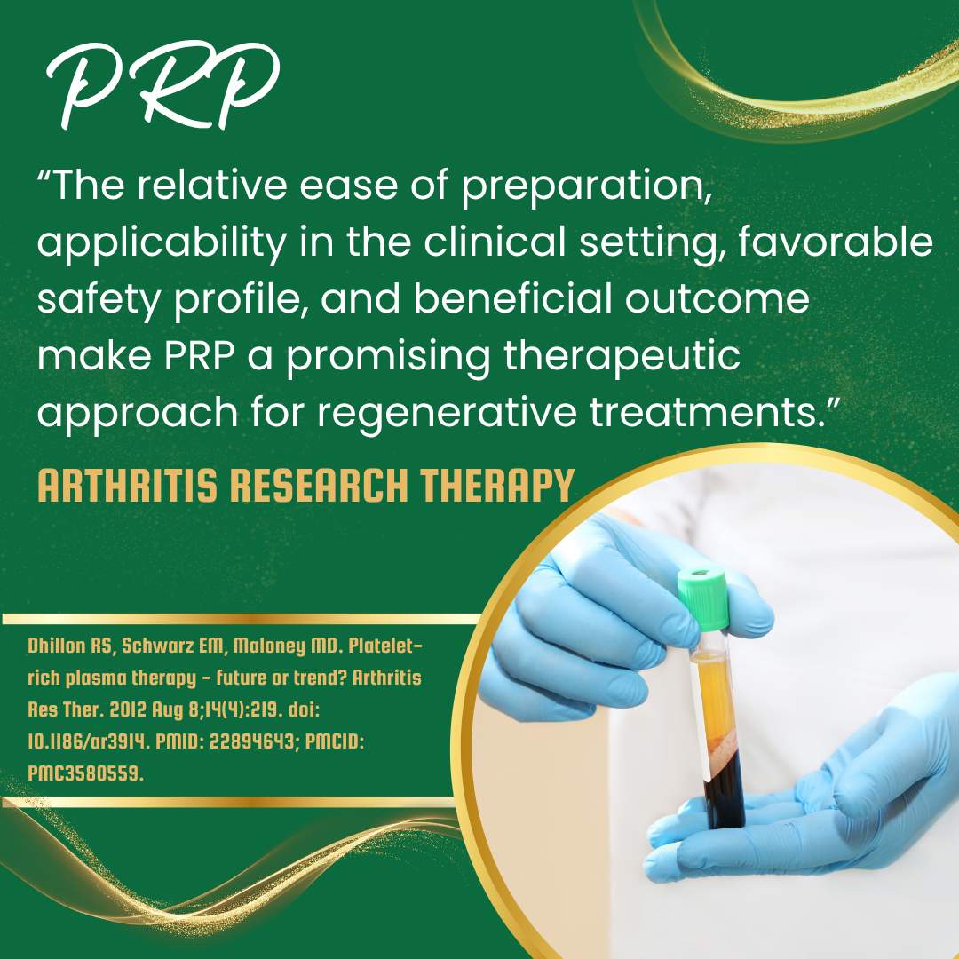 PRP for Joint Repair