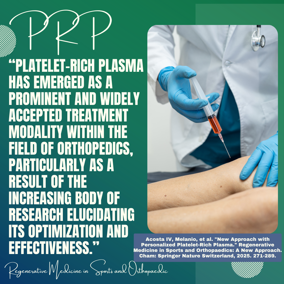 PRP for Joint Repair